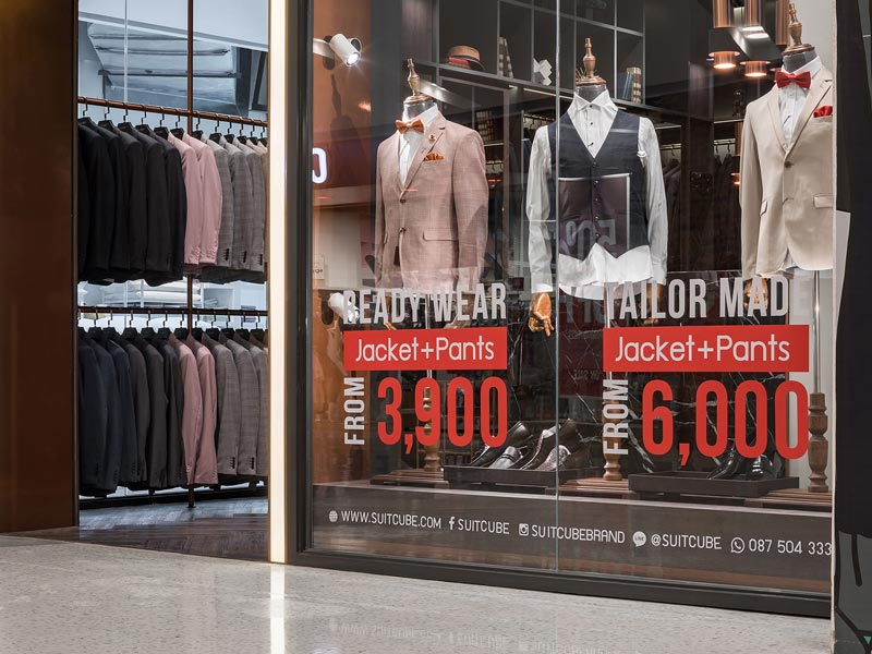 ติดต่อร้านตัดสูทของเรา SUITCUBE ทั้ง 14 สาขาทั่วประเทศ | SUITCUBE