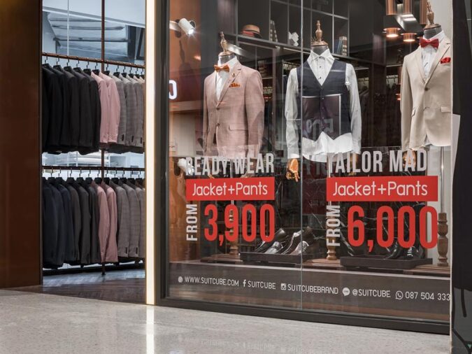 ติดต่อร้านตัดสูทของเรา SUITCUBE ทั้ง 14 สาขาทั่วประเทศ | SUITCUBE