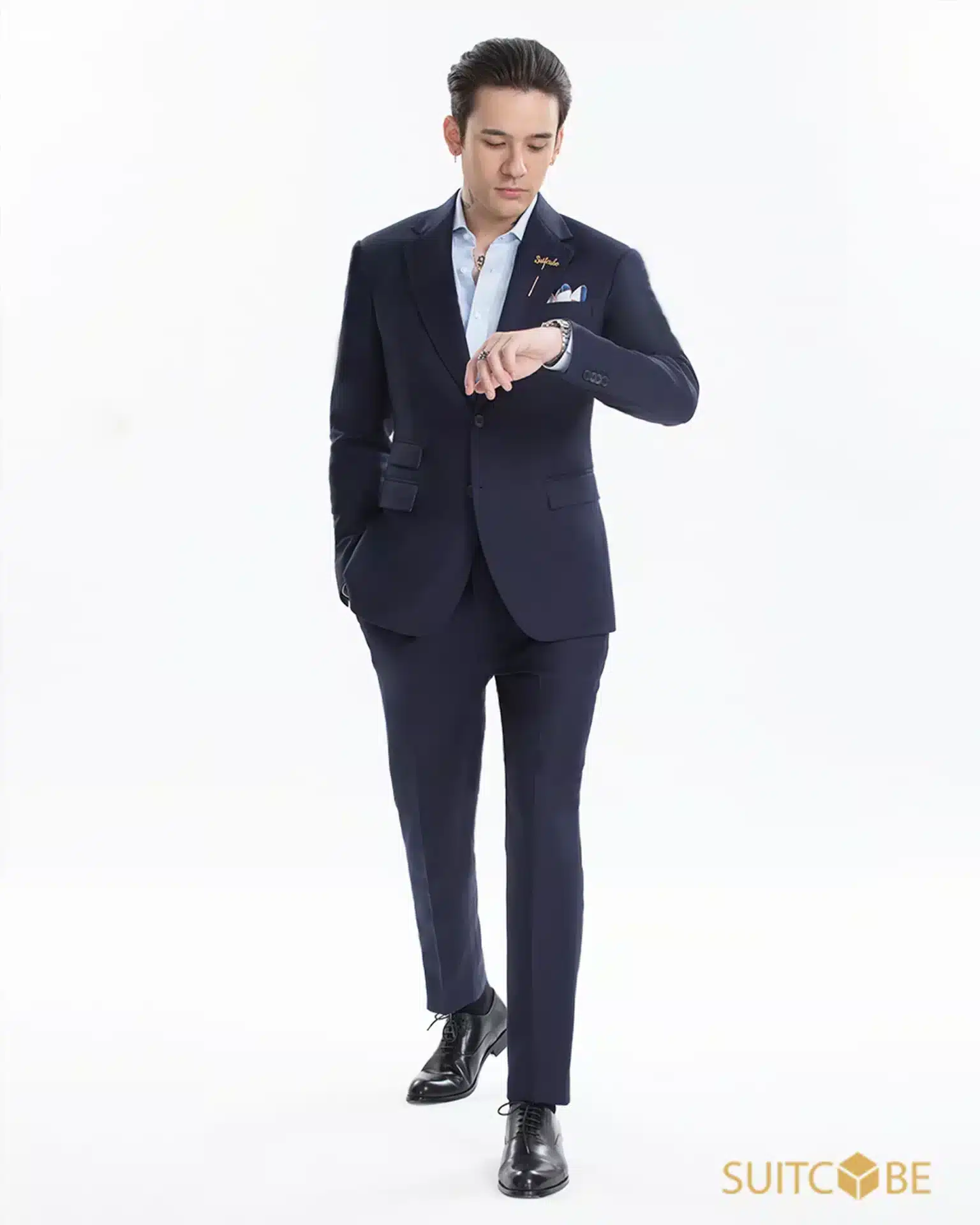 สูท 2 กระดุม Dark Blue TM-AI-2310 | SUITCUBE